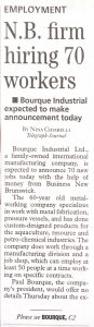 About Bourque Industrial Ltd. - Custom Metal Fabrication Solutions ...